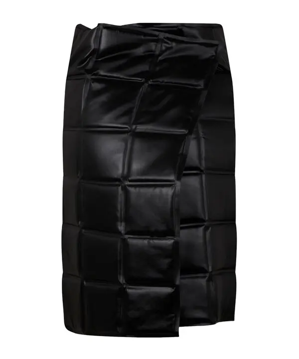 Bottega Veneta Simple Mid-length Dress - Black