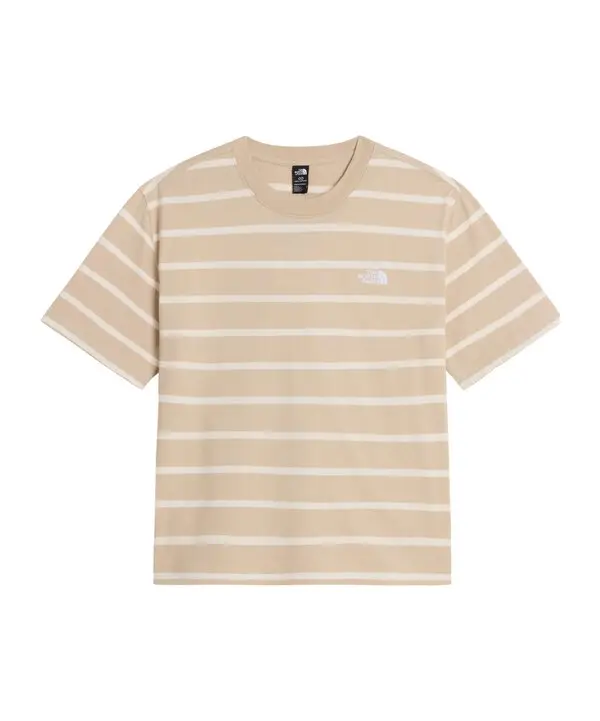 The North Face Khaki Stripe Short Sleeve T-shirt - No