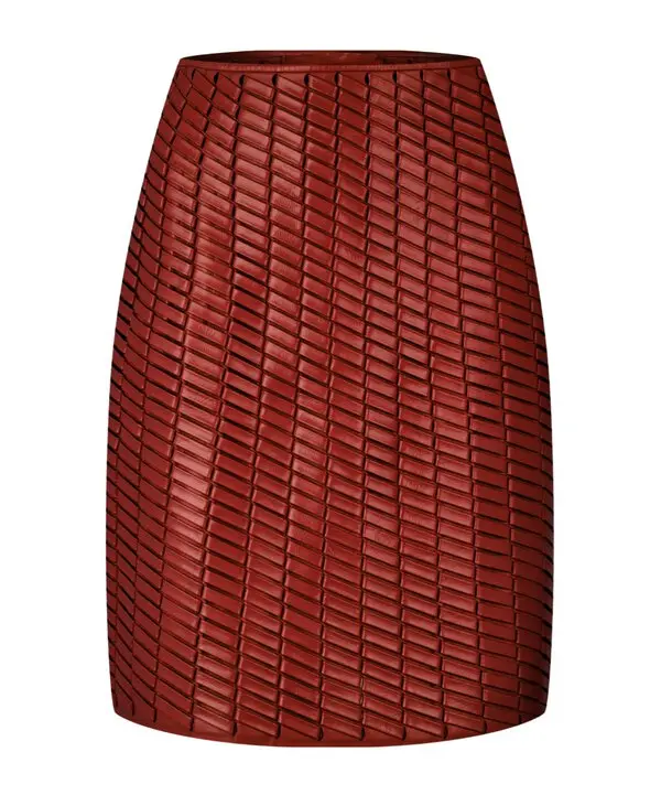 Bottega Veneta Simple Mid-length Dress - Red
