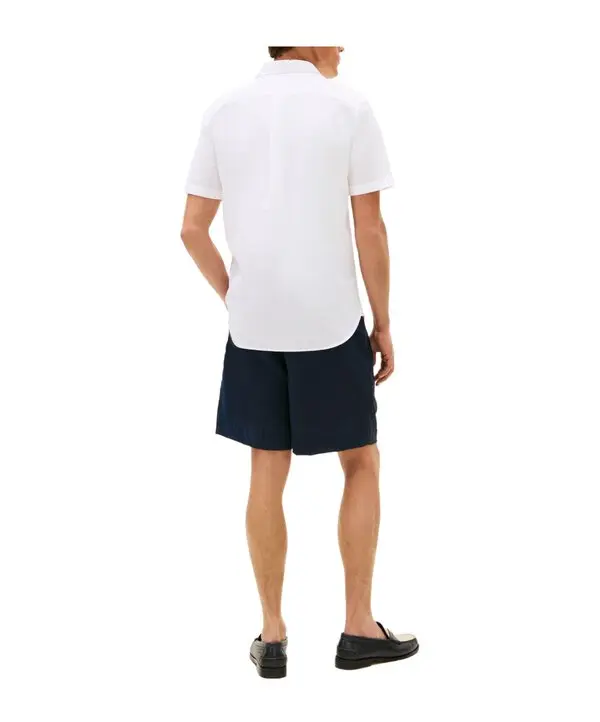 Tommy Hilfiger Seersucker Textured Short Sleeve Shirt