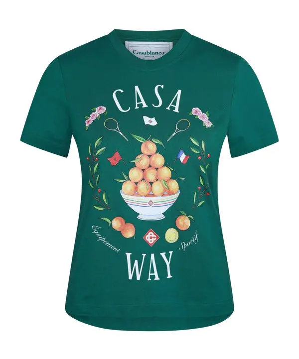 Casablanca Deepgreen Shortsleeve Tshirt