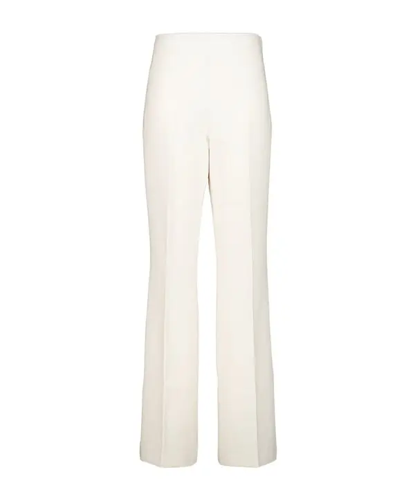 Roland Mouret Stretch Crepe Trousers - Cream