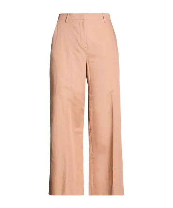 Max Mara Loose Solid-color Trousers - Camel
