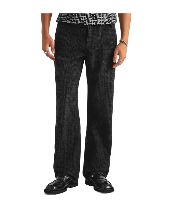 Balmain Monogram Flared Trousers