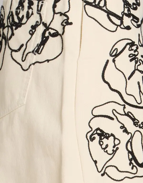 MAXCO. Max&co. Loose Straight-leg Embroidered Pants
