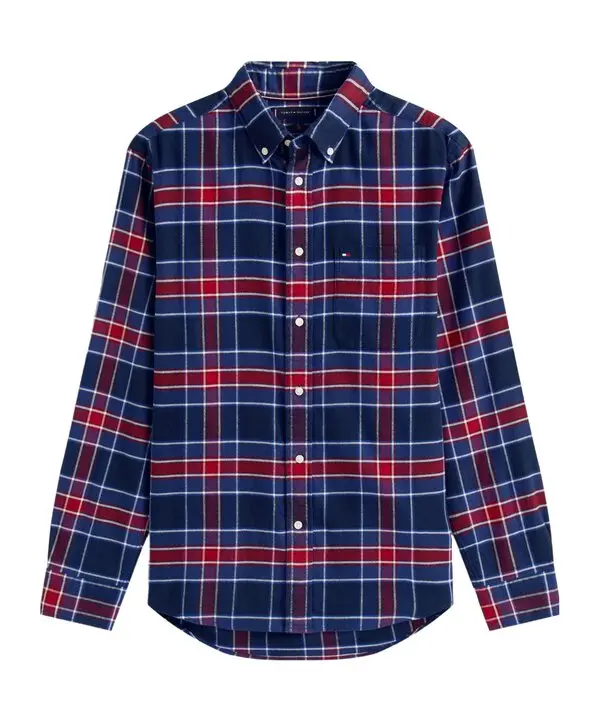 Tommy Hilfiger Check Long-sleeve Patterned Shirt