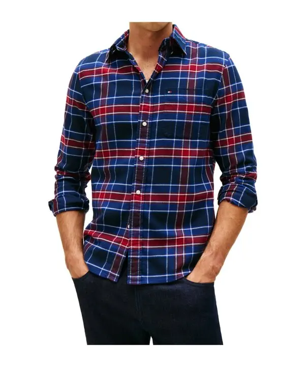 Tommy Hilfiger Check Long-sleeve Patterned Shirt