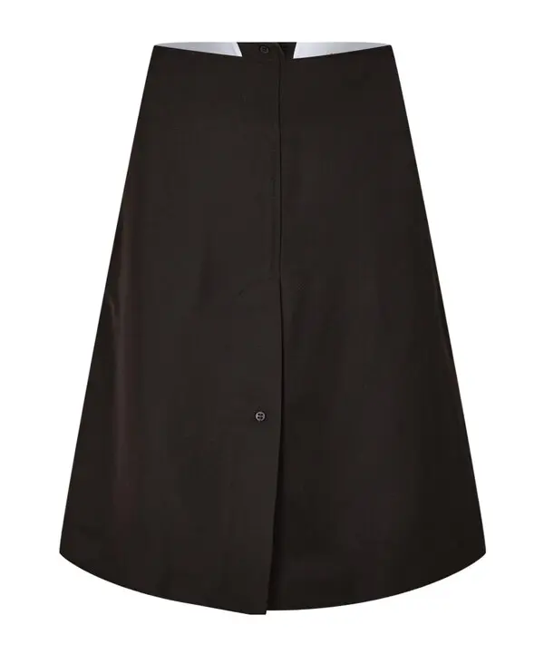 Bottega Veneta Simple Mid-length Dress - Black