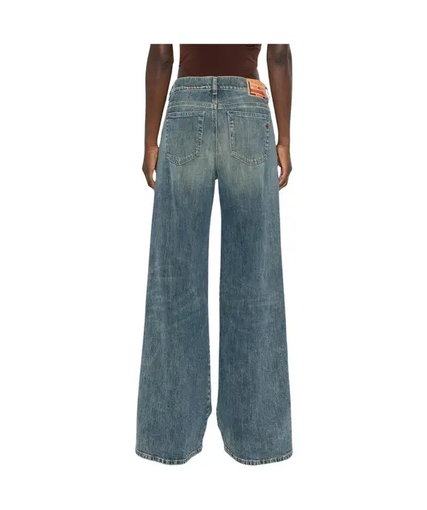 DIESEL® Faded Flared Jeans - Denim