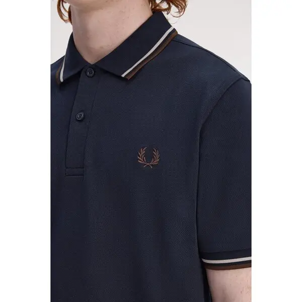 Fred Perry Cotton Collared Polo Shirt
