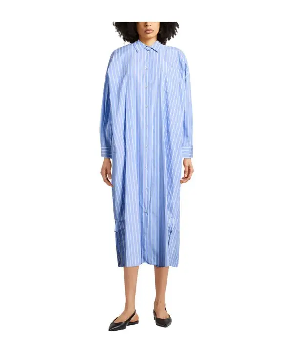 Max Mara Striped Shirt Dress