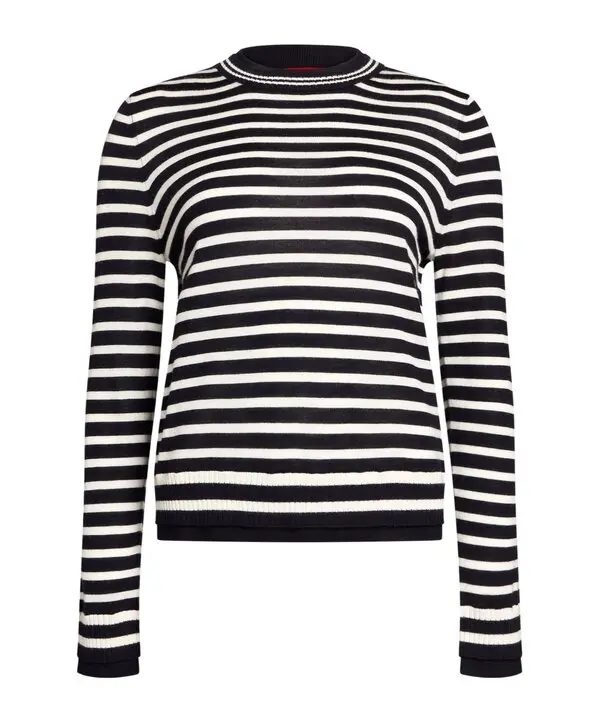 MAXCO. Max&co. Striped Wool Knit Sweater
