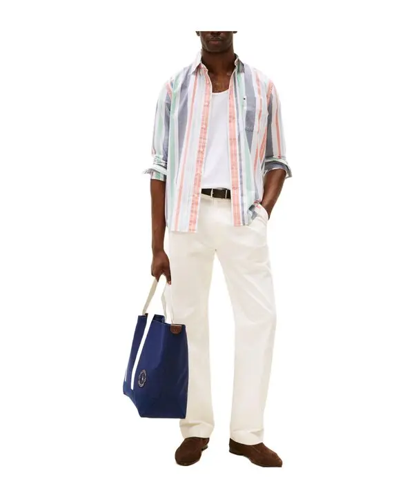 Tommy Hilfiger Stripe Long-sleeve Patterned Shirt