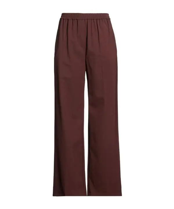 Max Mara Straight Leg Drawstring Pants - Red