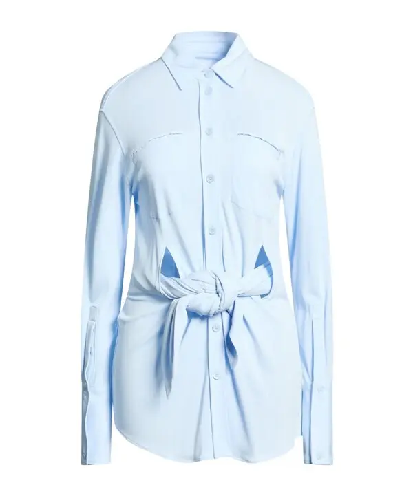 Burberry Solid Colour Shirts - Blue