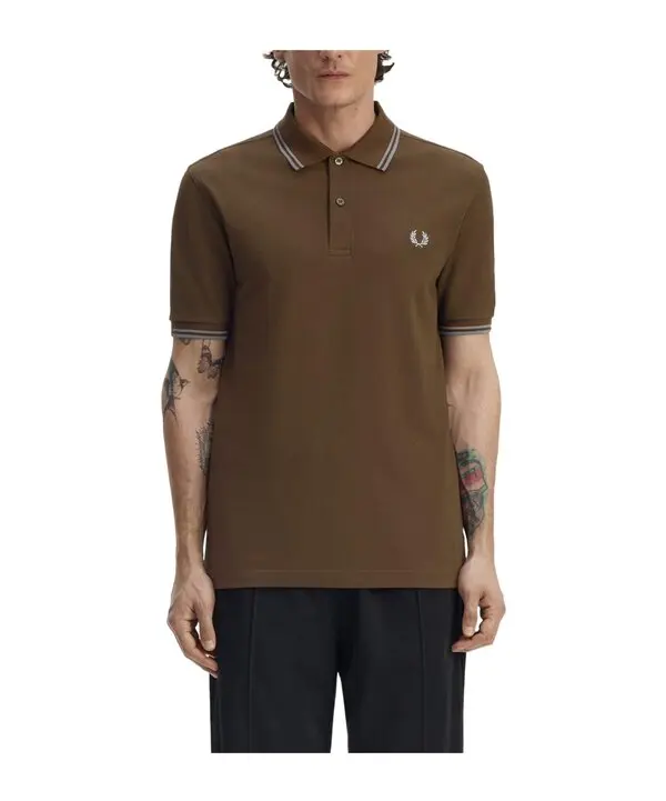 Fred Perry Cotton Collared Polo Shirt