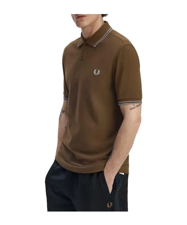 Fred Perry Cotton Collared Polo Shirt