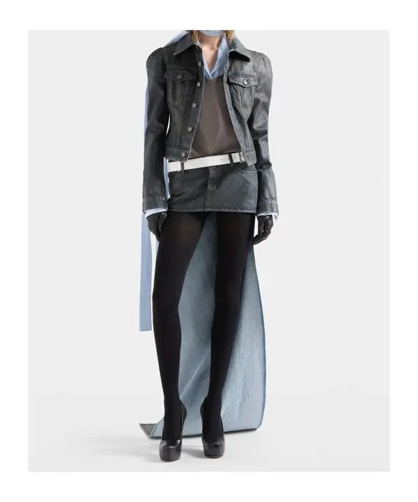 7 For All Mankind Short Cargo Denim Jacket