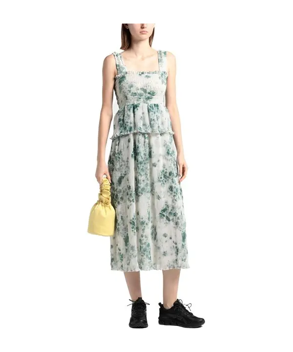 GANNI Sleeveless Floral Dress
