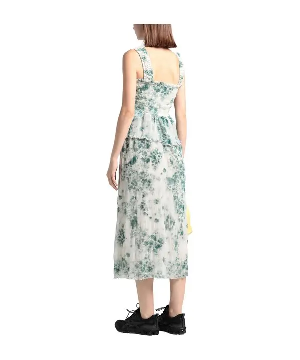 GANNI Sleeveless Floral Dress