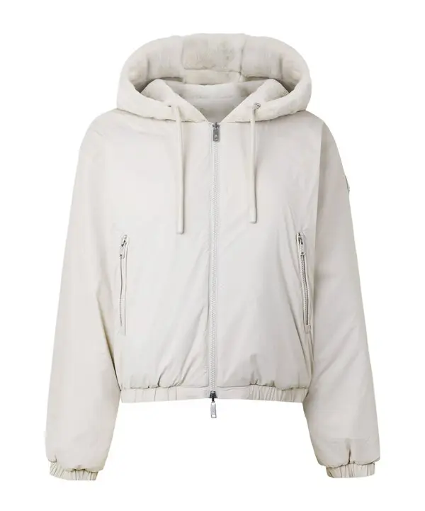 Moose Knuckles Cropped Hooded Jacket