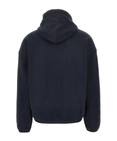 Emporio Armani Long-sleeve Hooded Sweatshirt With Front Graphic