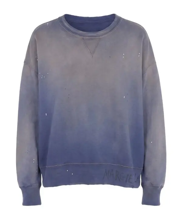 MAISON MARGIELA Tie-dye Sweatshirt - Gray