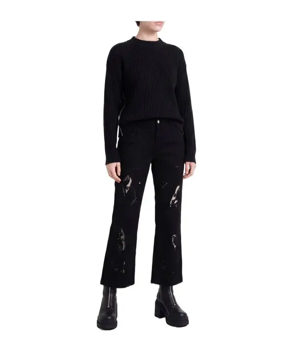 Burberry Plain Colour Casual Trousers