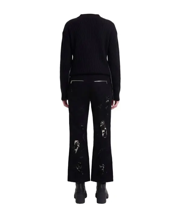 Burberry Plain Colour Casual Trousers