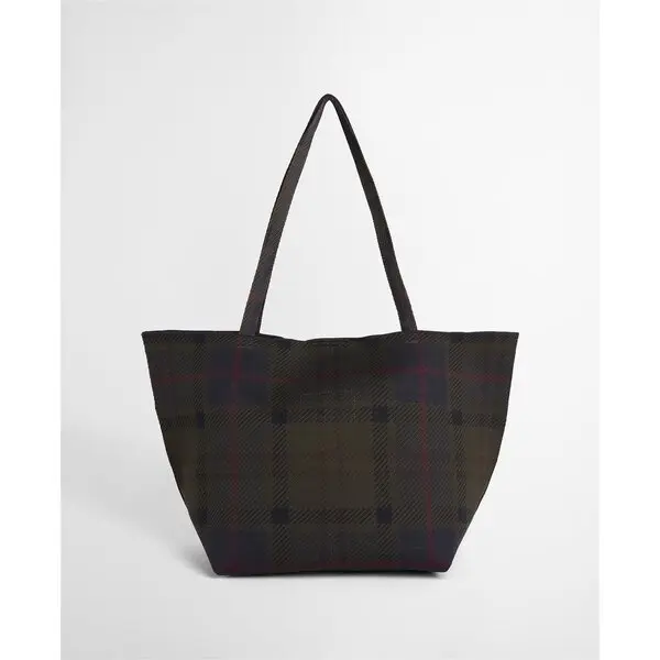Barbour Plaid Large Tote Bag