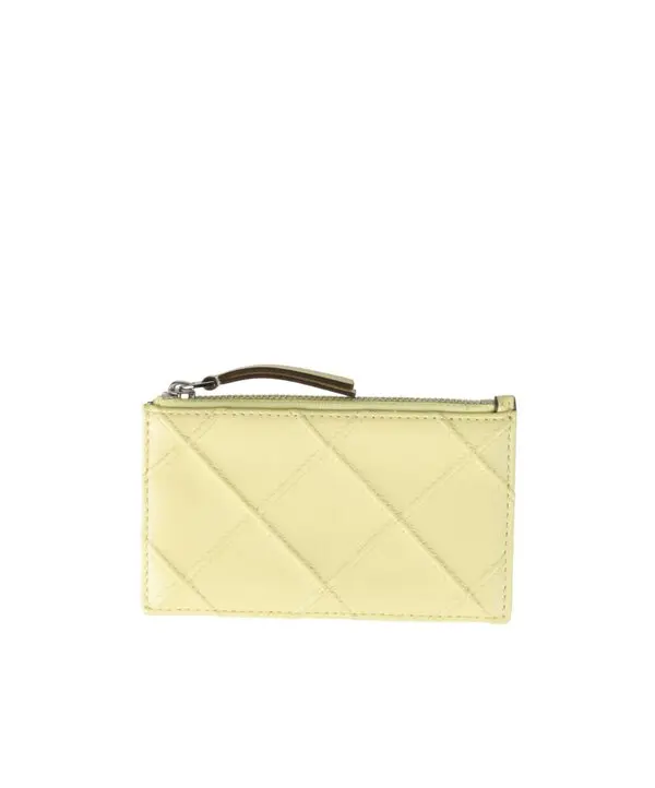 Tory Burch Minimalist Solidcolor Leather Bag - Yellow