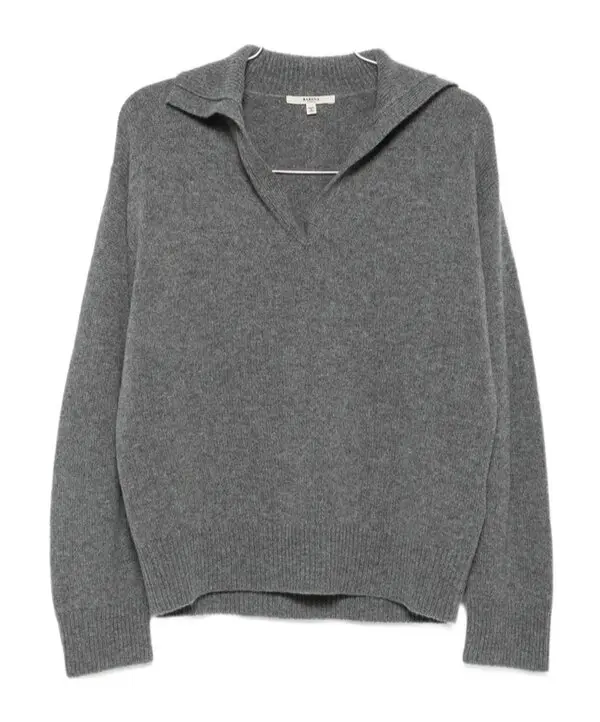Barena Venezia V-neck Knit Sweater With Drop Shoulder