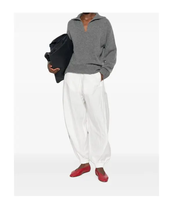 Barena Venezia V-neck Knit Sweater With Drop Shoulder