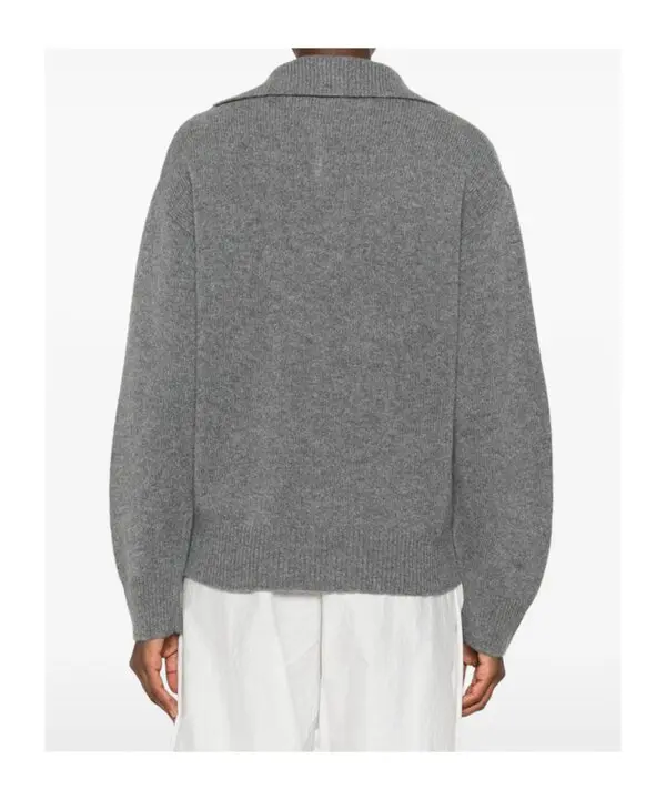 Barena Venezia V-neck Knit Sweater With Drop Shoulder