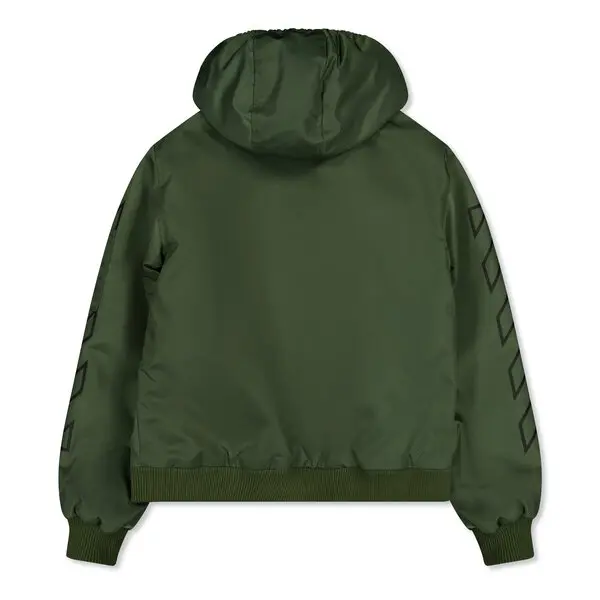 Off-White Olivegreen Hooded Jacket
