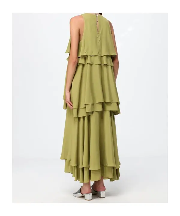 AMI Paris Ruffled Maxi Dress
