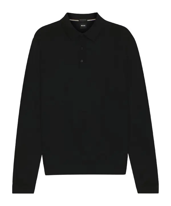 Hugo Boss Long-sleeve Polo - Black