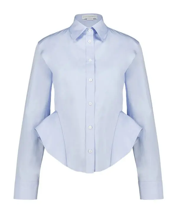 Stella McCartney Peplum-waist Shirt - Blue