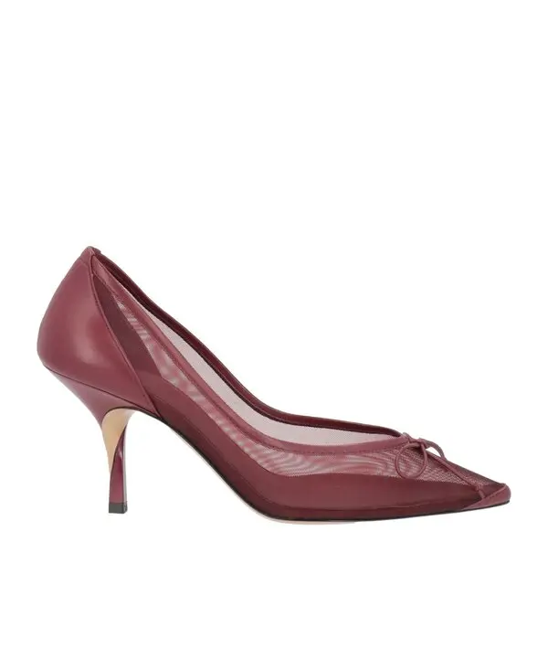 Jacquemus Pointed Toe Stilettos With Bow Detailing