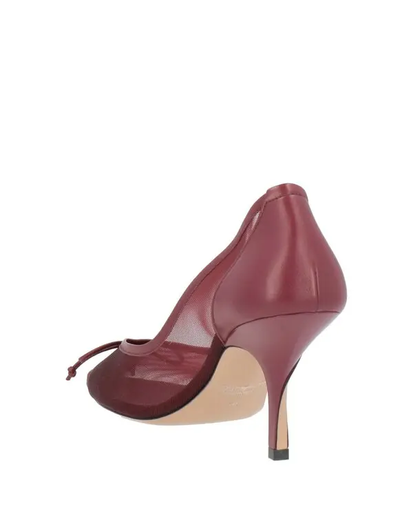 Jacquemus Pointed Toe Stilettos With Bow Detailing