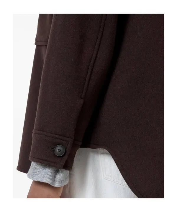 Closed Wool-blend Shirt-style Casual Jacket