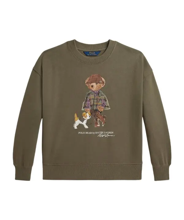 Polo Ralph Lauren Long Sleeve Crewneck Sweatshirt - Brown