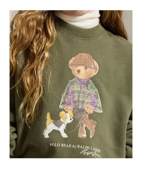 Polo Ralph Lauren Long Sleeve Crewneck Sweatshirt - Brown