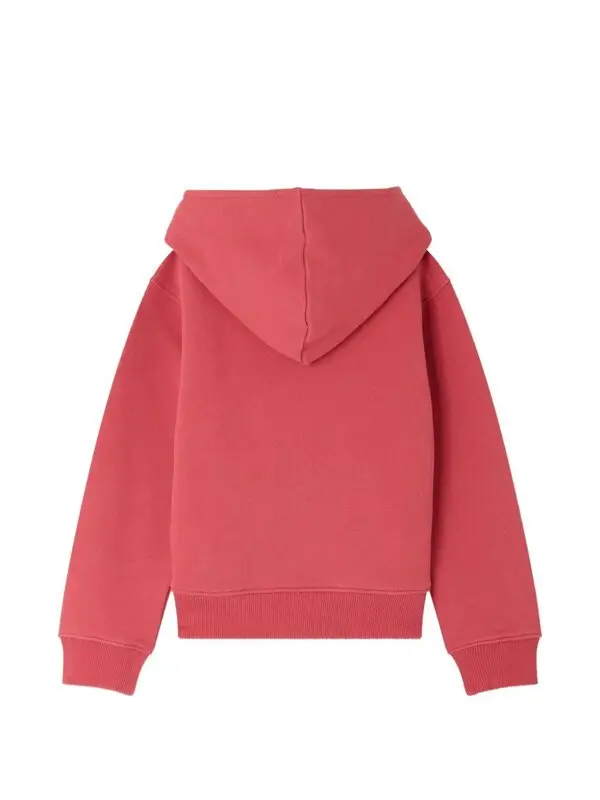 Bonpoint Tita Organic Cotton Hoodie - Of Raspberry