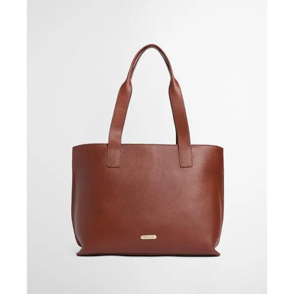 Barbour Leather Tote Bag