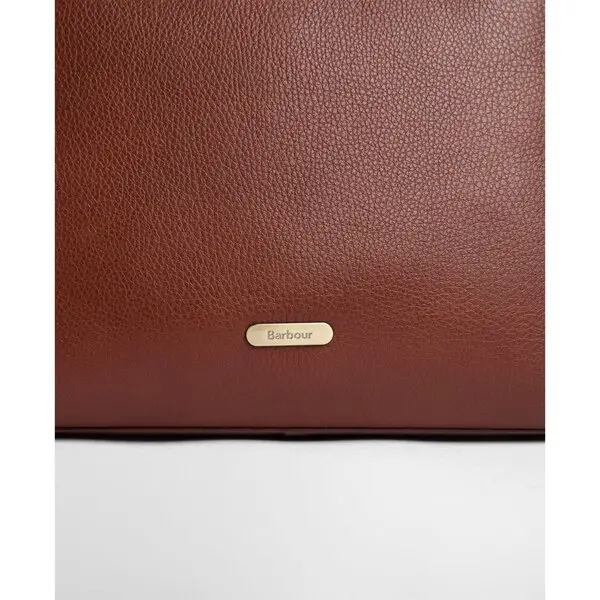 Barbour Leather Tote Bag