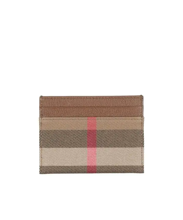 Burberry Signature Print Cardholders - Brown