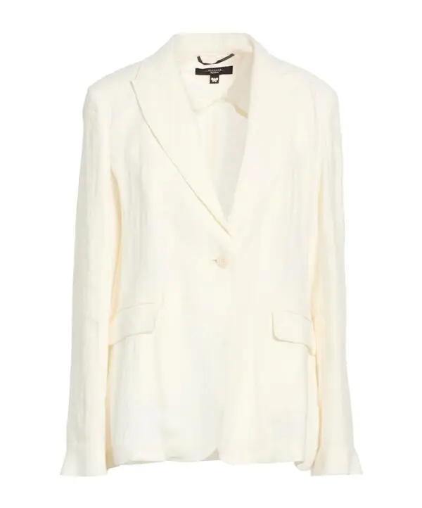 Max Mara Single-breasted Linen Blazer
