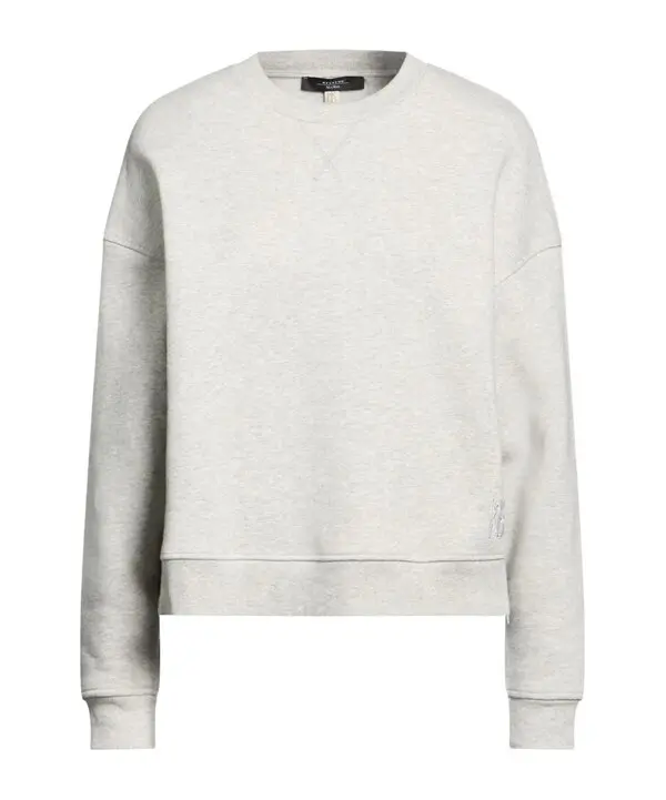 Max Mara Long Sleeve Fleece Sweatshirt - Gray