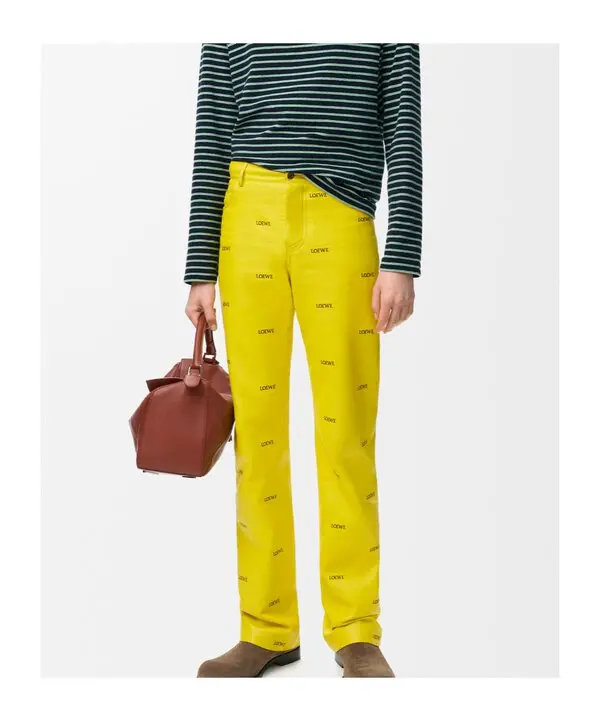 Loewe Trousers In Nappa Lambskin